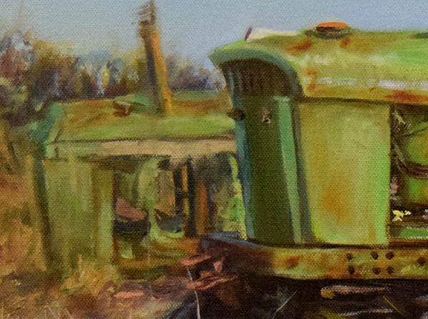 Old tractors meet my paint and brush – Art By Michael Glass